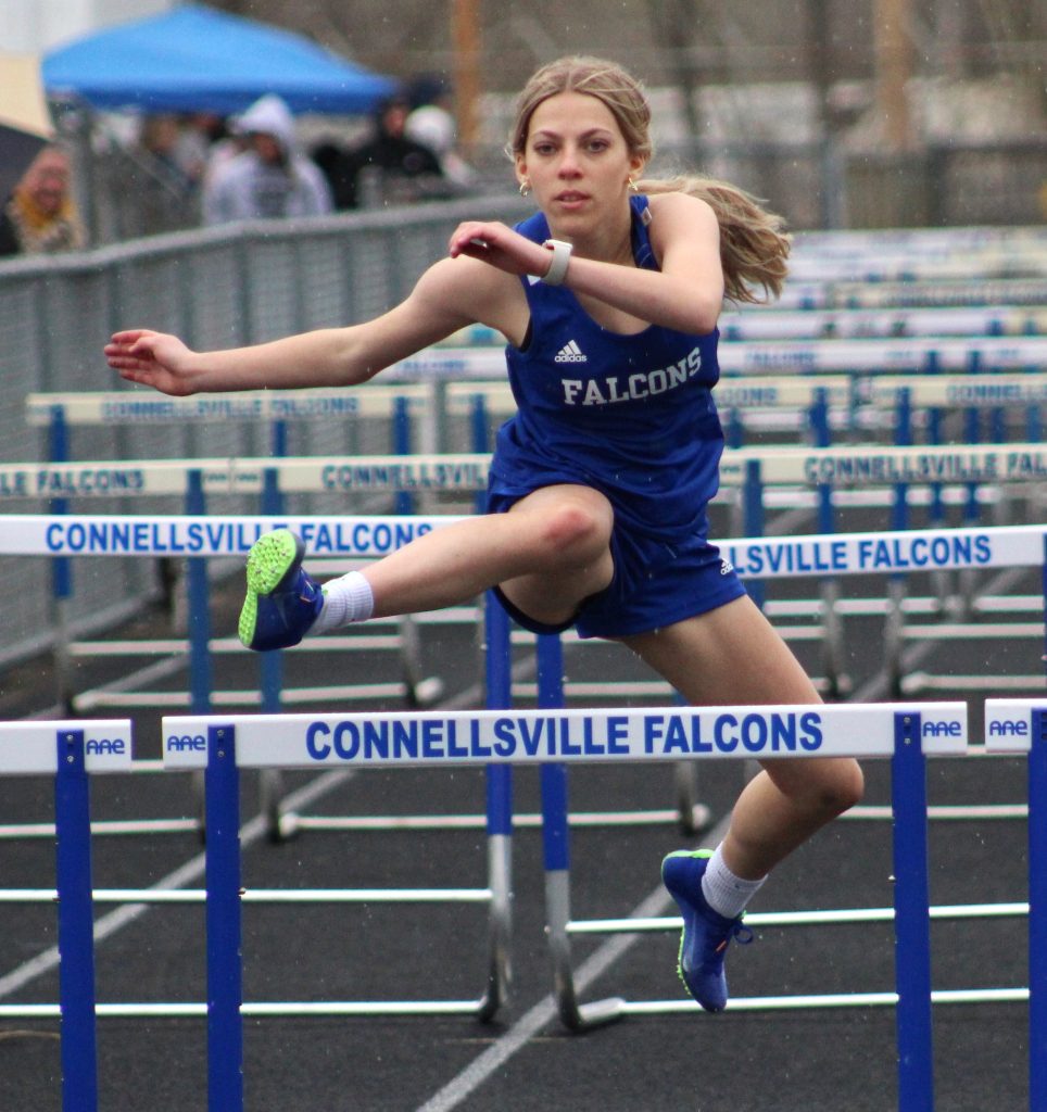 Lady Falcons strong in field events for 93-56 victory - Herald-Standard